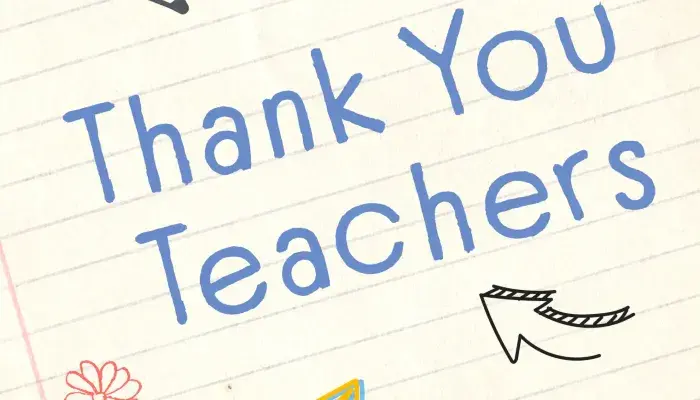 Teacher appreciation