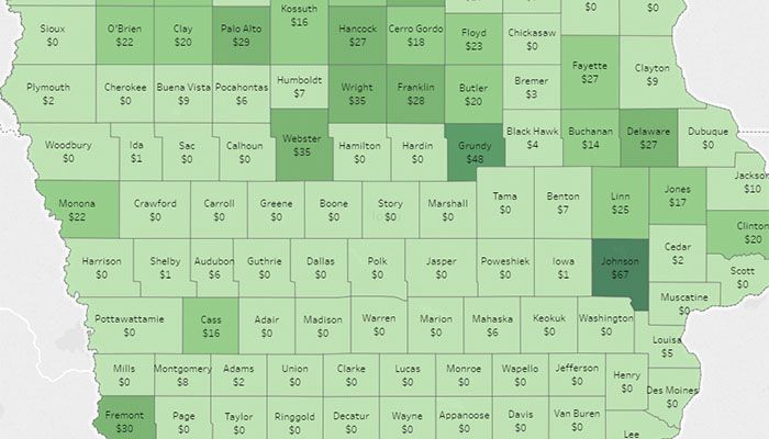 Estimated 2016 ARC-CO Payments Using NASS Yield Data