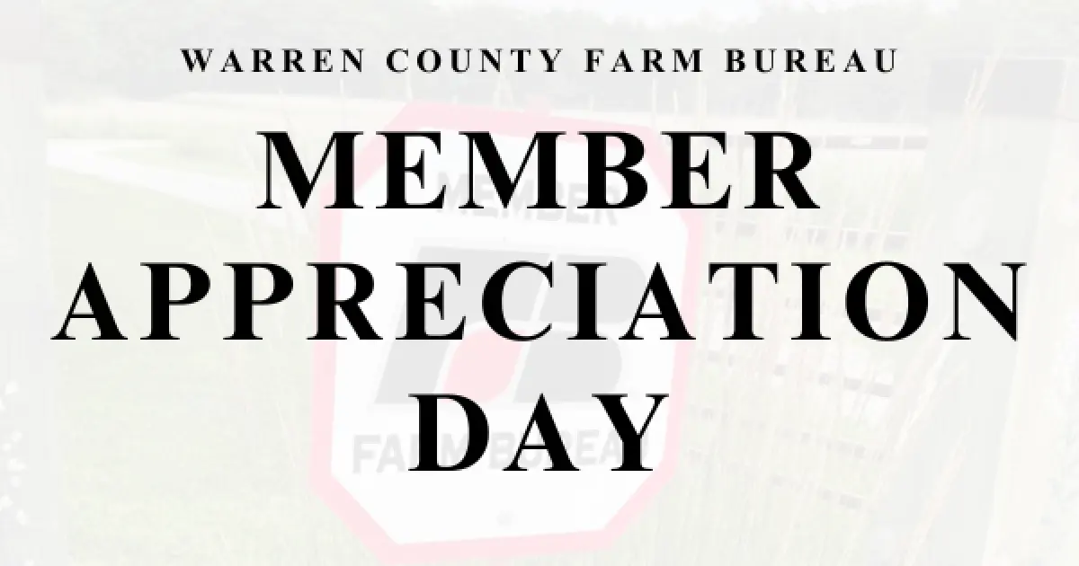 Farm Bureau to host member appreciation day at Warren County Fair